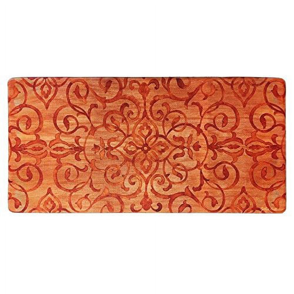Oversized 20"x39" Anti-Fatigue Embossed Floor Mat (RUSTIC MEDALLION ...