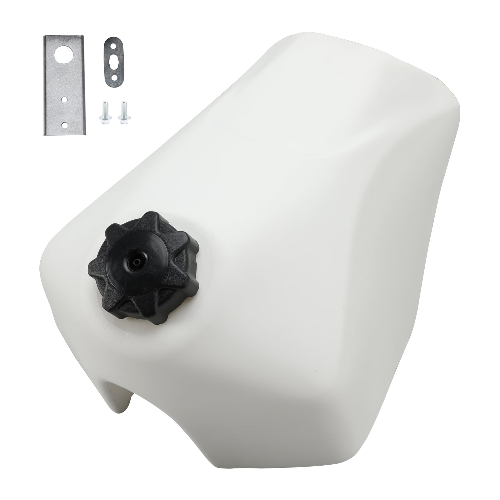 Oversized 3.2 Gallon Fuel Gas Tank White For Kawasaki KLR250 1985-2005 ...