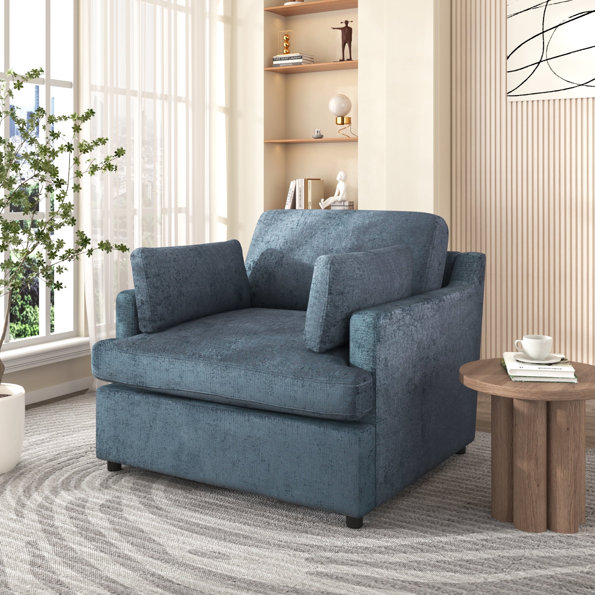 Oversized Accent Chair Upholstered Armchair, Spacious Comfort with ...