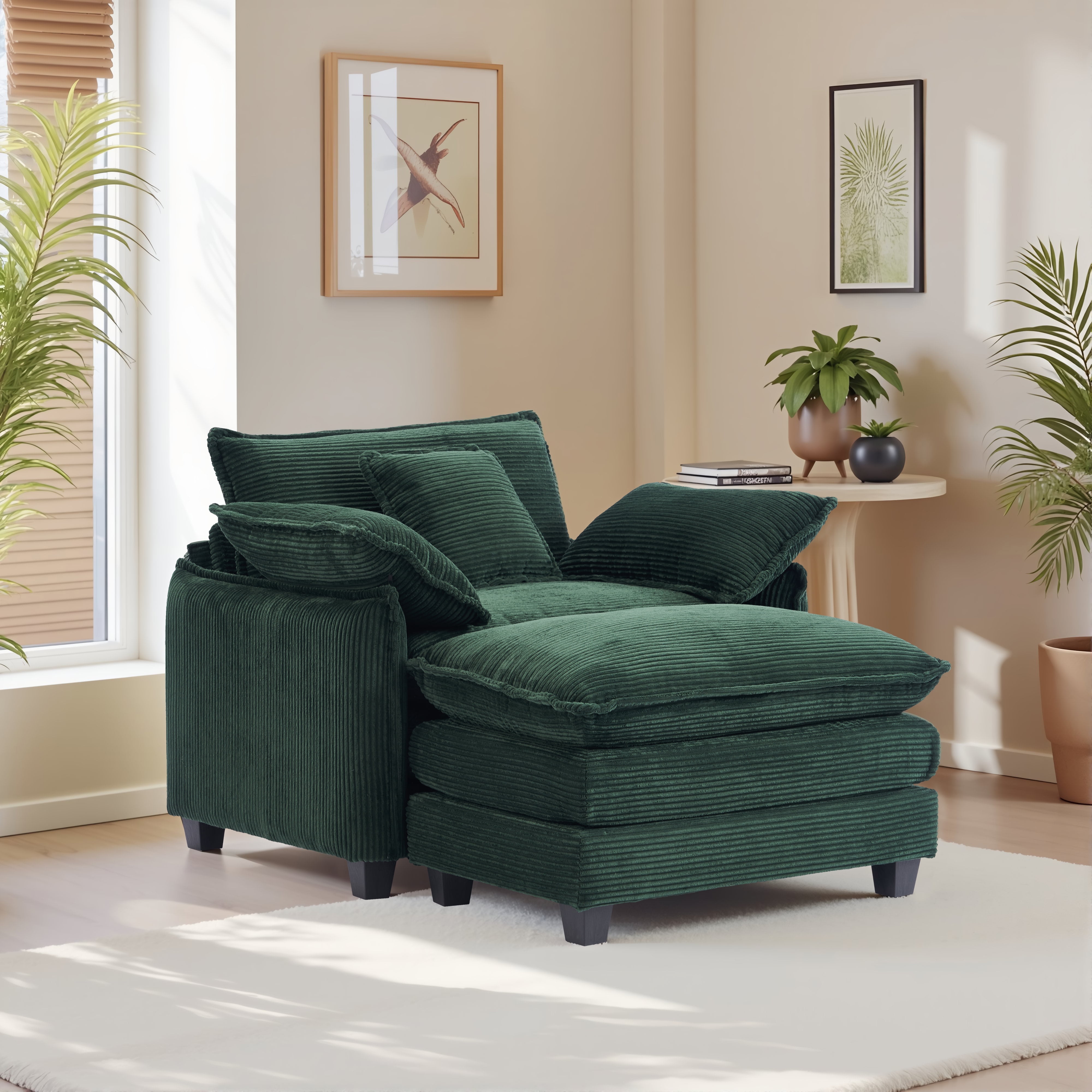 Oversized Armchair, Gexpusm 37" Wide Modern Chairs for Living Room ...