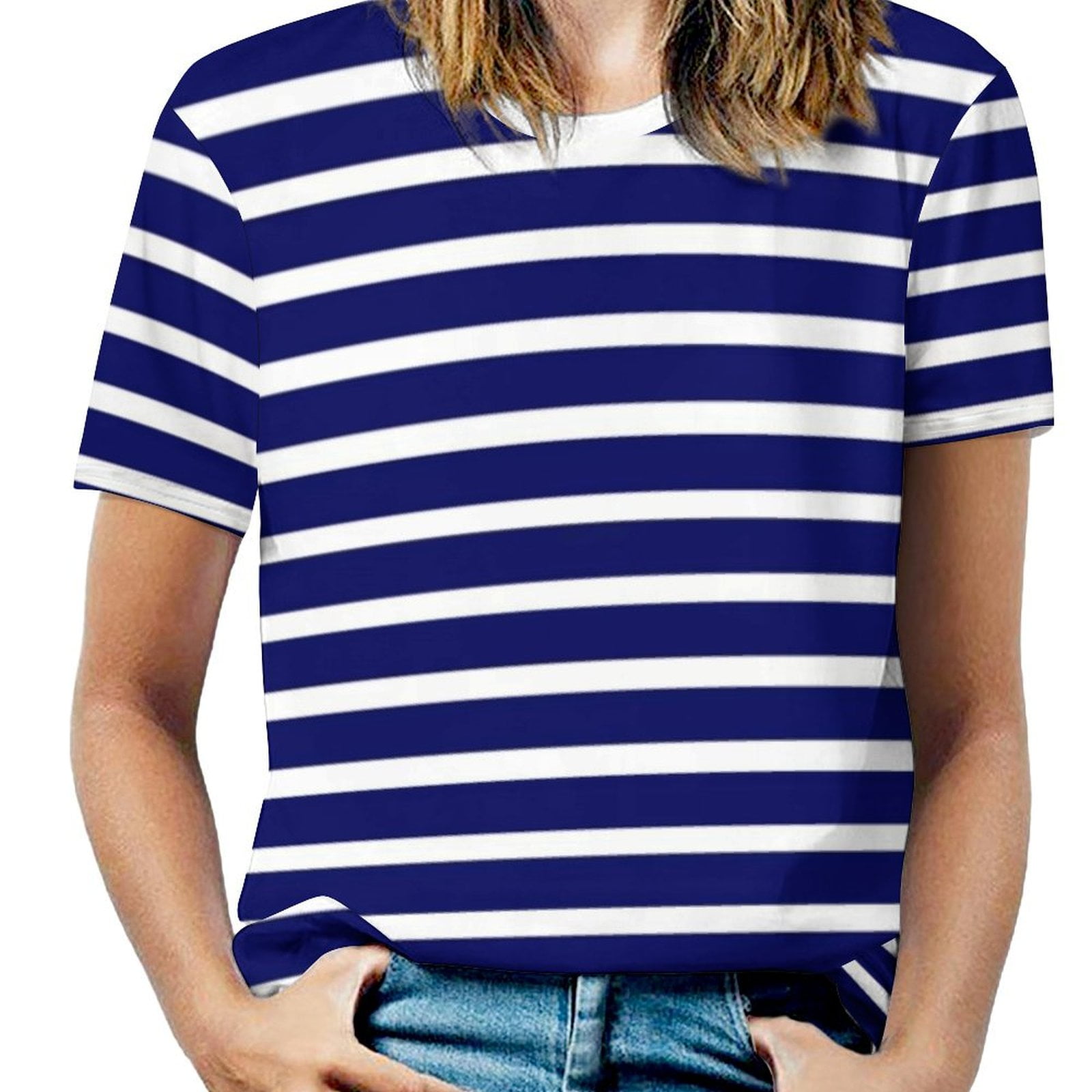 Oversized Black White Striped T Shirts Vertical Stripes Street Style T ...