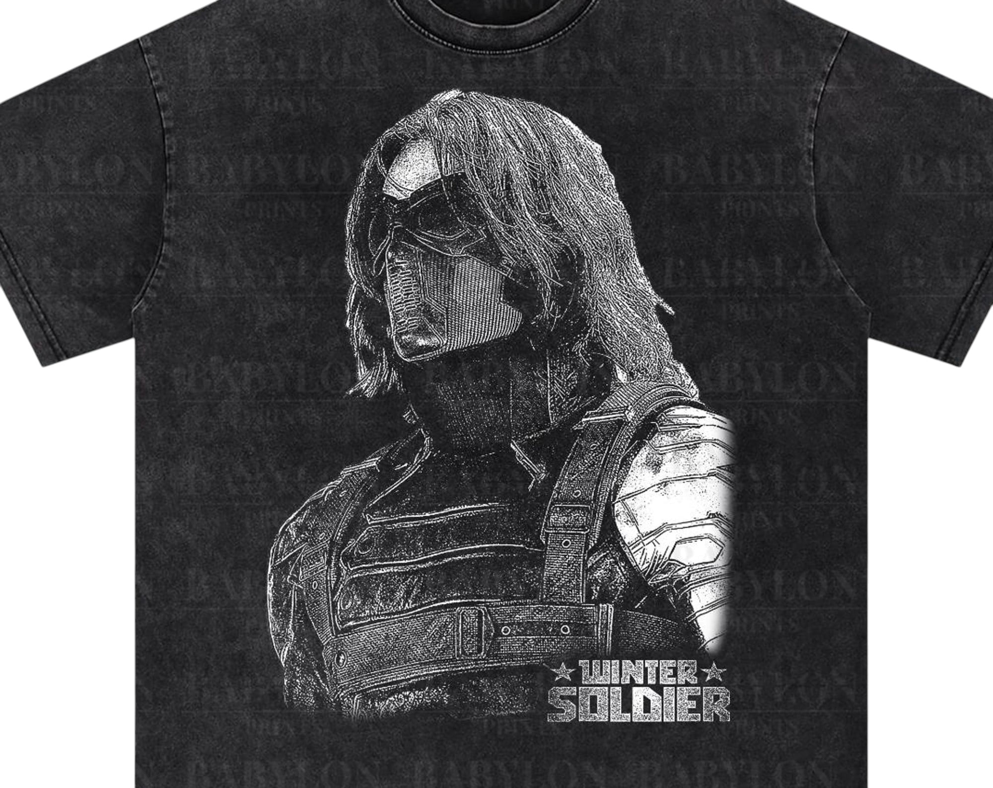 Oversized Bucky Barnes T Shirt, Winter Soldier Vintage Shirt, Bucky ...