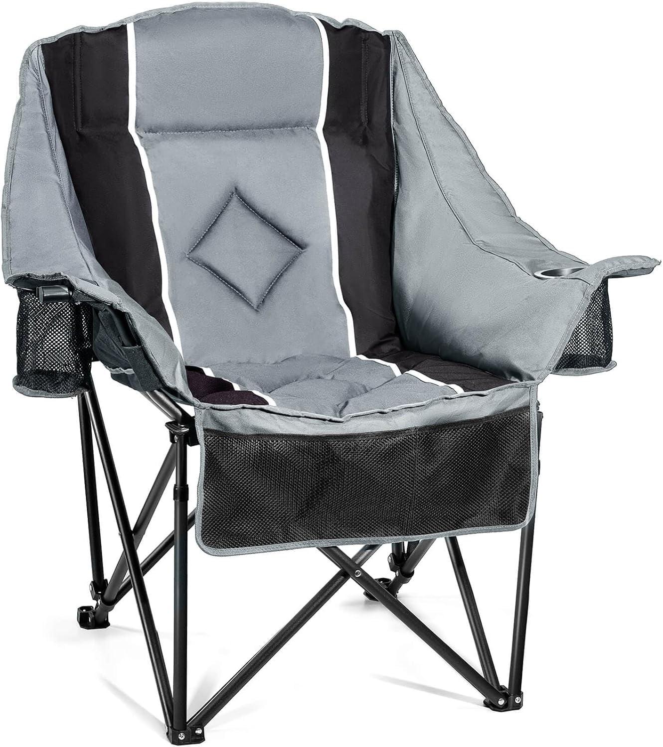 Oversized Camping Chairs Extra Wide 400lbs Capacity, Heavy Duty Folding ...
