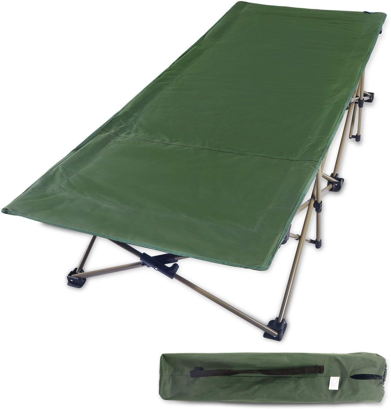 Oversized Camping cots for Adults 500lbs,33'' Extra Wide Tall Sleeping ...