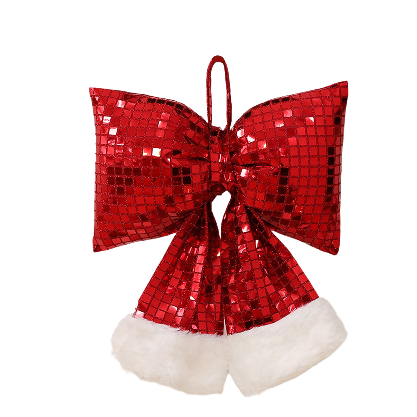Oversized Christmas Bows Decorations - Fabric Glitter Christmas Bows ...