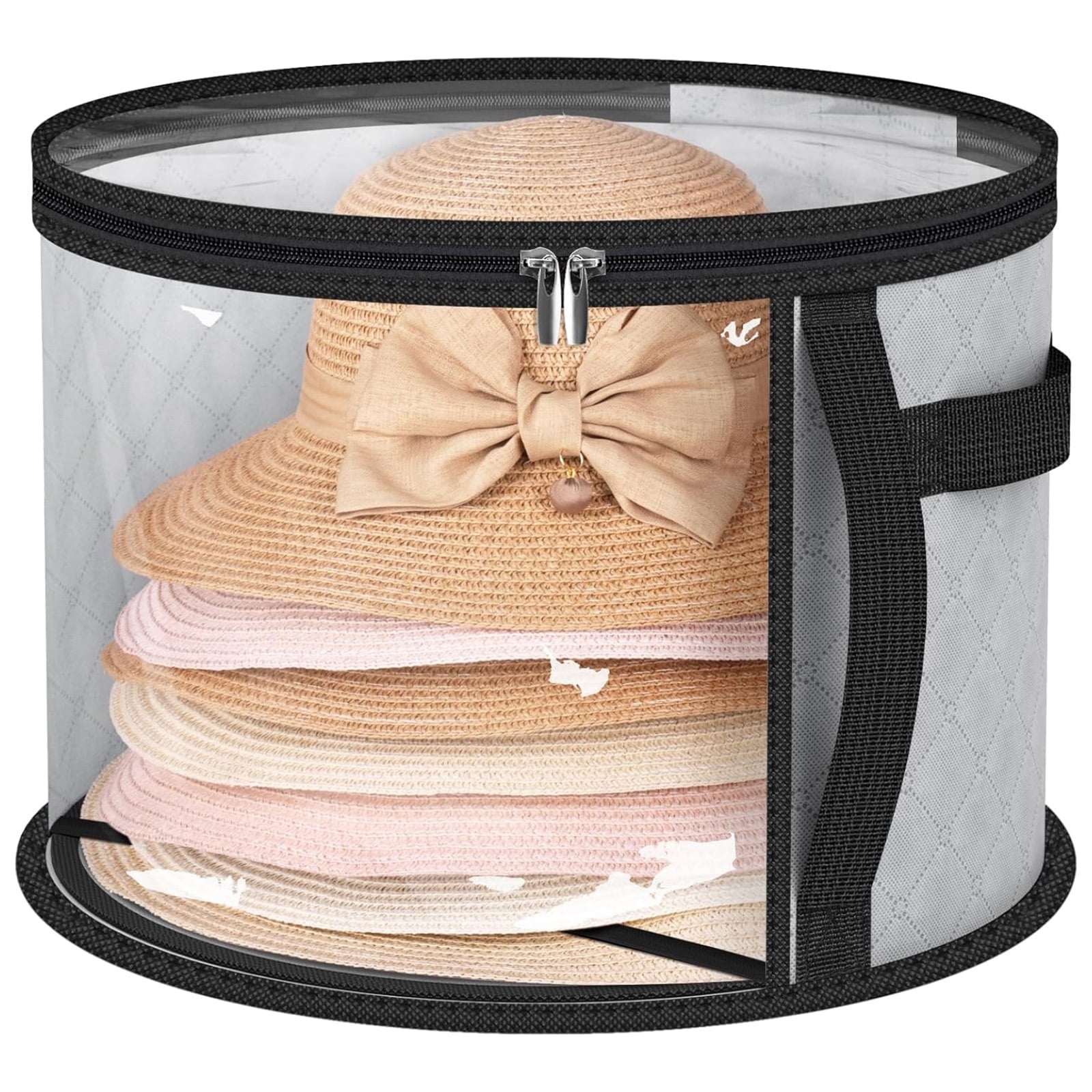 Kanecdo Oversized Clear Hat Storage Bag, Holds up to 7 Caps Cowboy Hat ...