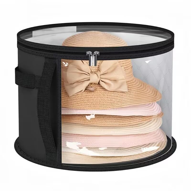 Oversized Clear Hat Storage Bag for Women, Holds up to 7 Caps Cowboy ...