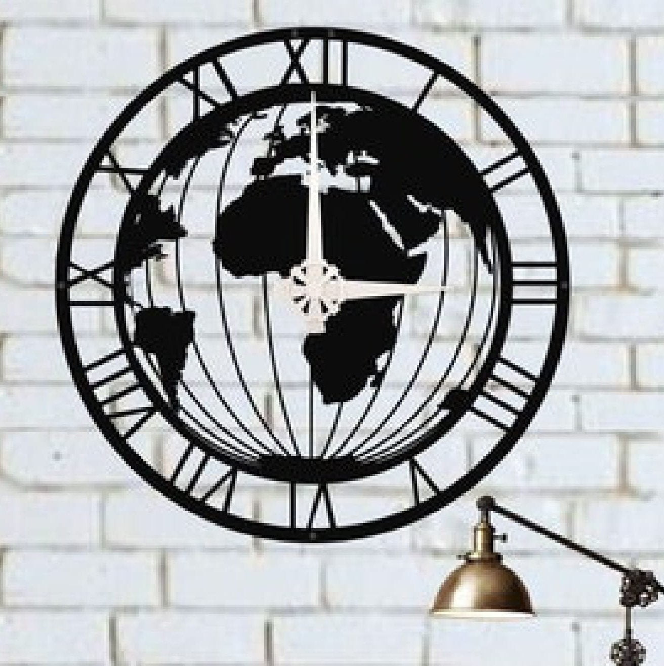 Oversized Clock For Living Room, Large Decorative Wall Clocks, Wooden ...