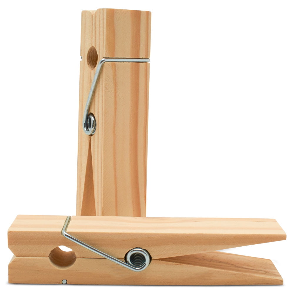Oversized Clothes Pins 6", Pack of 2 Giant Clothespins for Wall ...