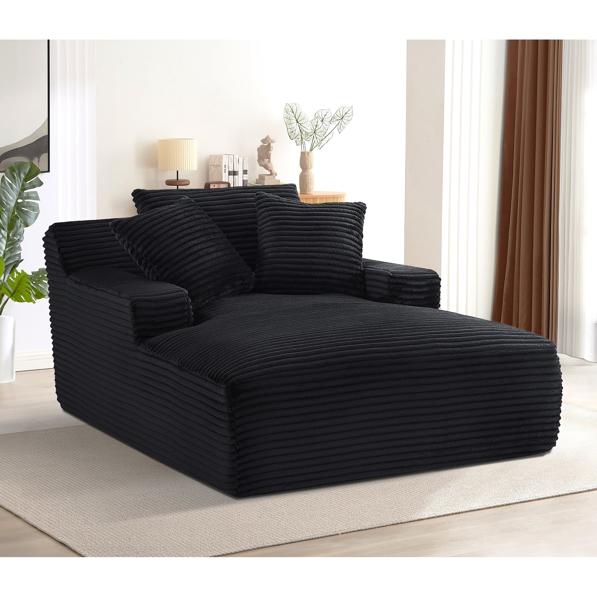 Oversized Comfy Couch Chair In Soft Corduroy, Full Foam Filled, For ...