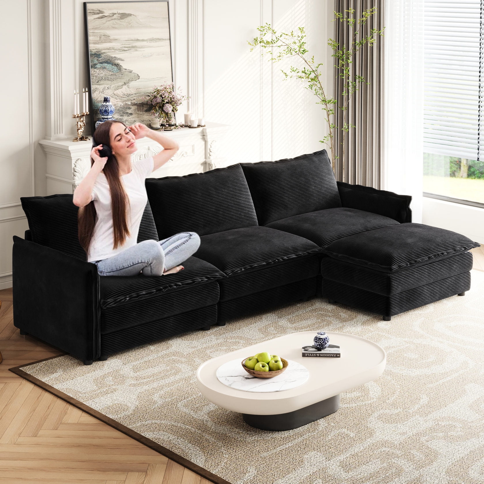 Oversized Deep Seat & Relaxation - Ample Space for Comfortable Rest ...