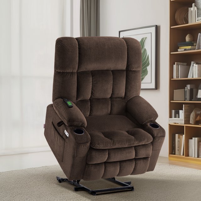 Oversized Dual Motor Power Lift Recliner with 27.2 Extra Wide Seat for ...