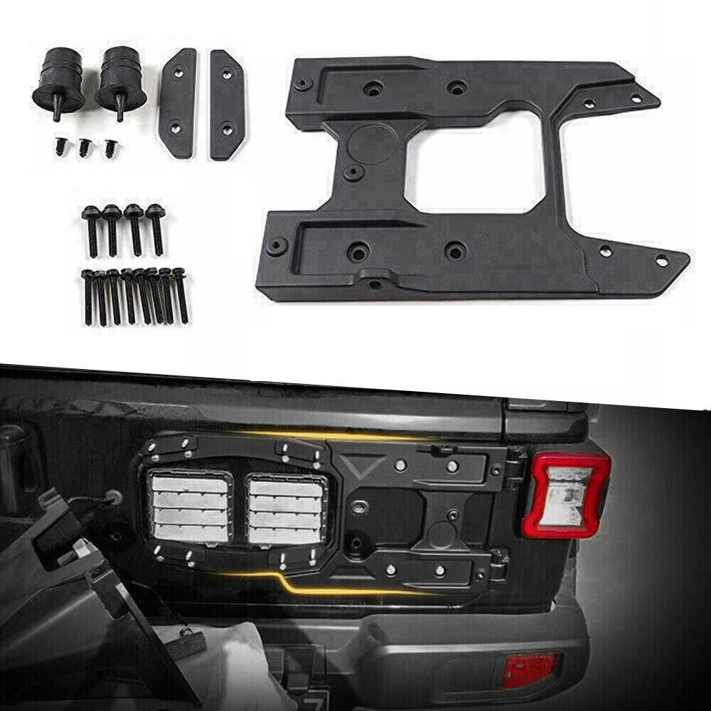 Oversized Enhance Spare Tire Mounting Bracket Kit for Jeep JL Wrangler ...