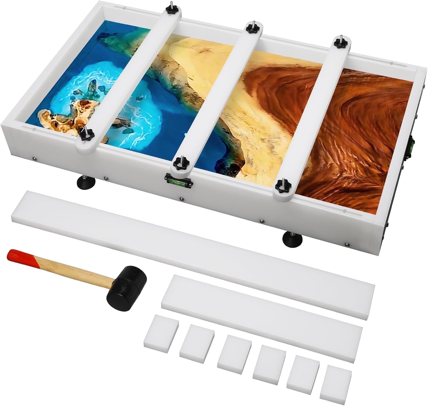 Oversized Epoxy Resin Mold 52x26x3 – Adjustable Clamping Mold for River ...