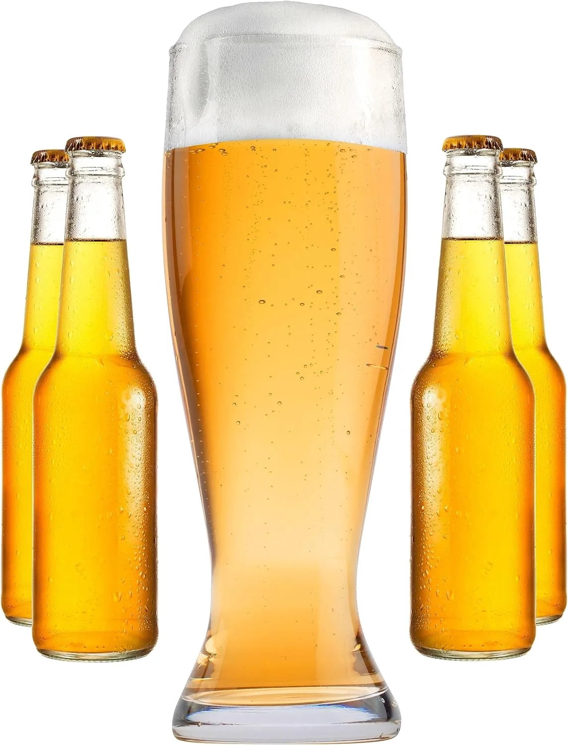 Oversized Extra Large Giant Beer Glass - 53oz - Holds up to 4 Bottles ...