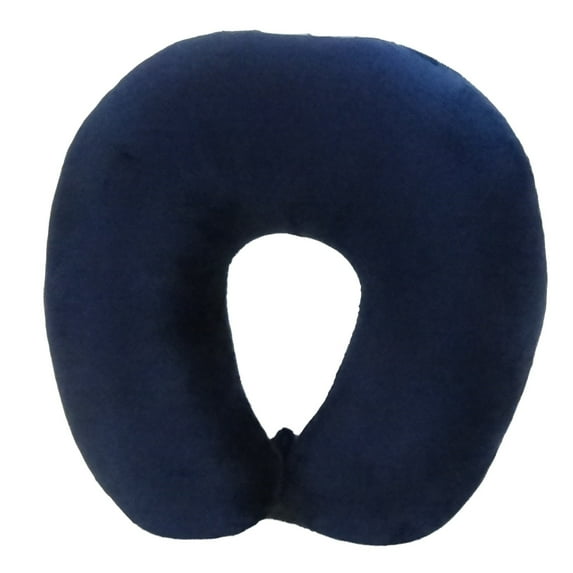 Oversized Fiber Filled Travel Neck Pillow - Adult - Solid Color - 13.25 ...