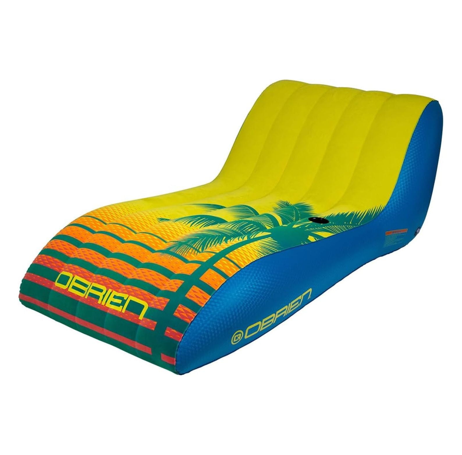 Oversized Floating Pool Lounger Blue/Yellow - Walmart.com
