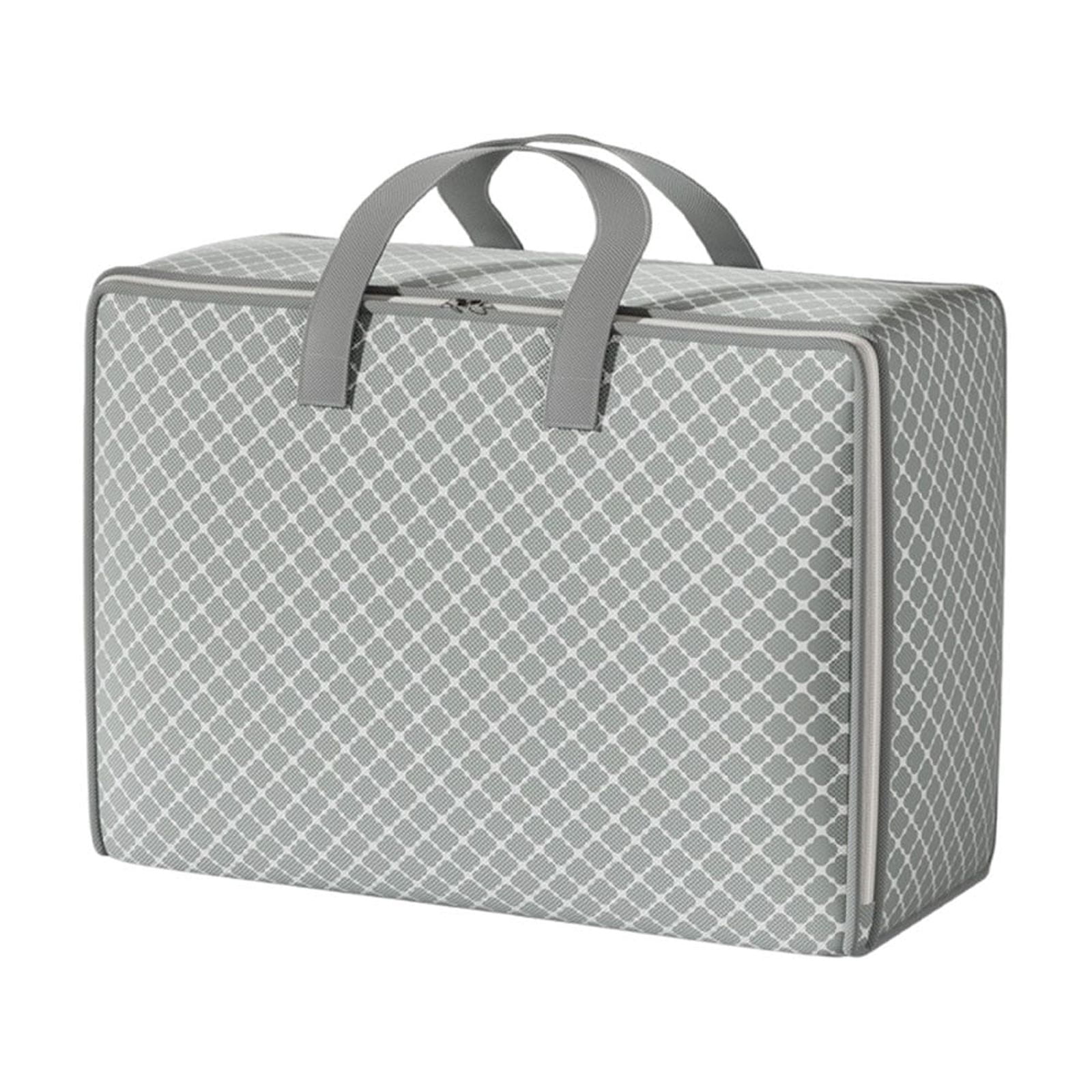 Oversized Gray Storage Bag Heavy Duty with Reinforced Handles for ...