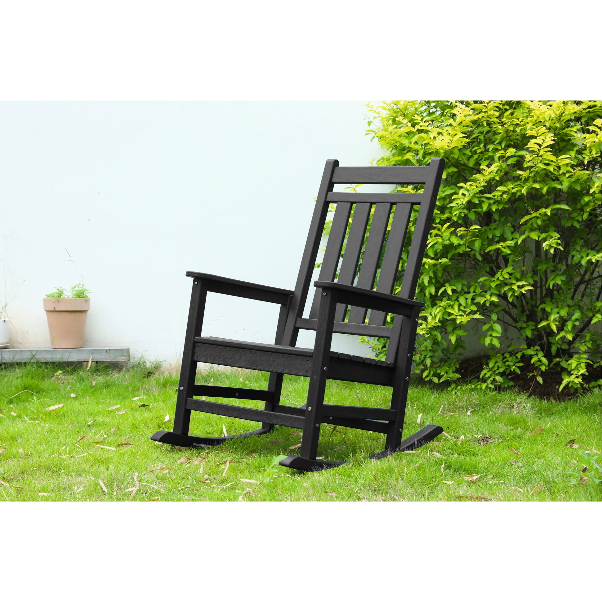 Oversized Grey Rocking Chair - Ergonomic Comfort. Broadened And Shaped ...