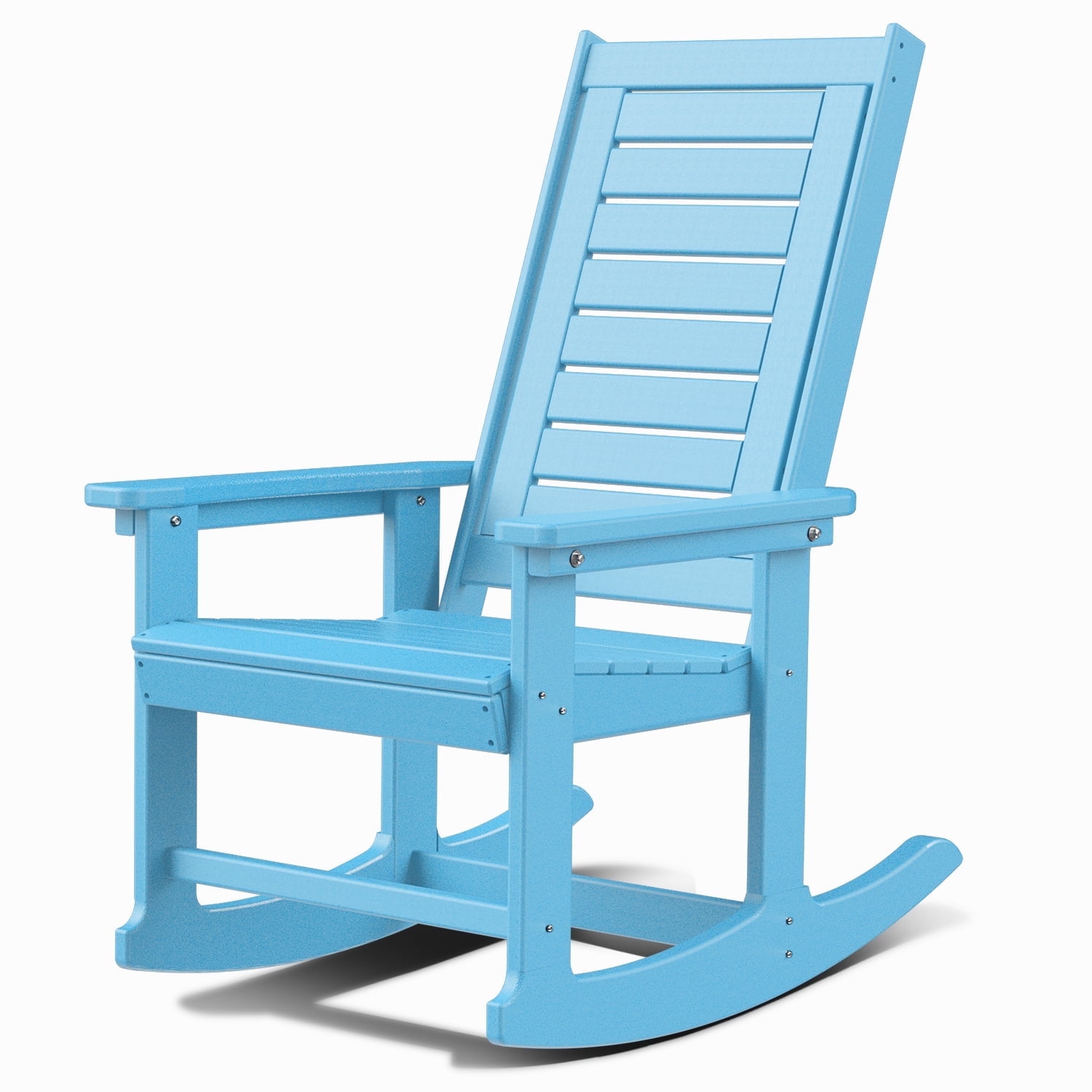 Oversized HDPE Outdoor Rocking Chair With High Back for Outside Indoor ...
