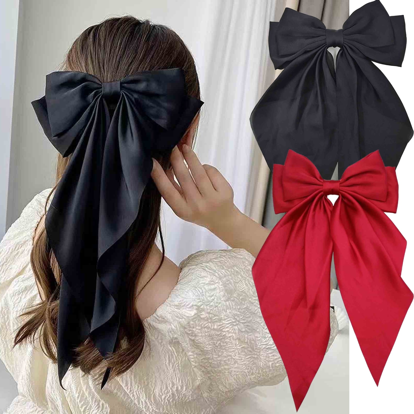 Oversized Hair Bows Clips forWomen | Coquette Bows Accessories Cute ...