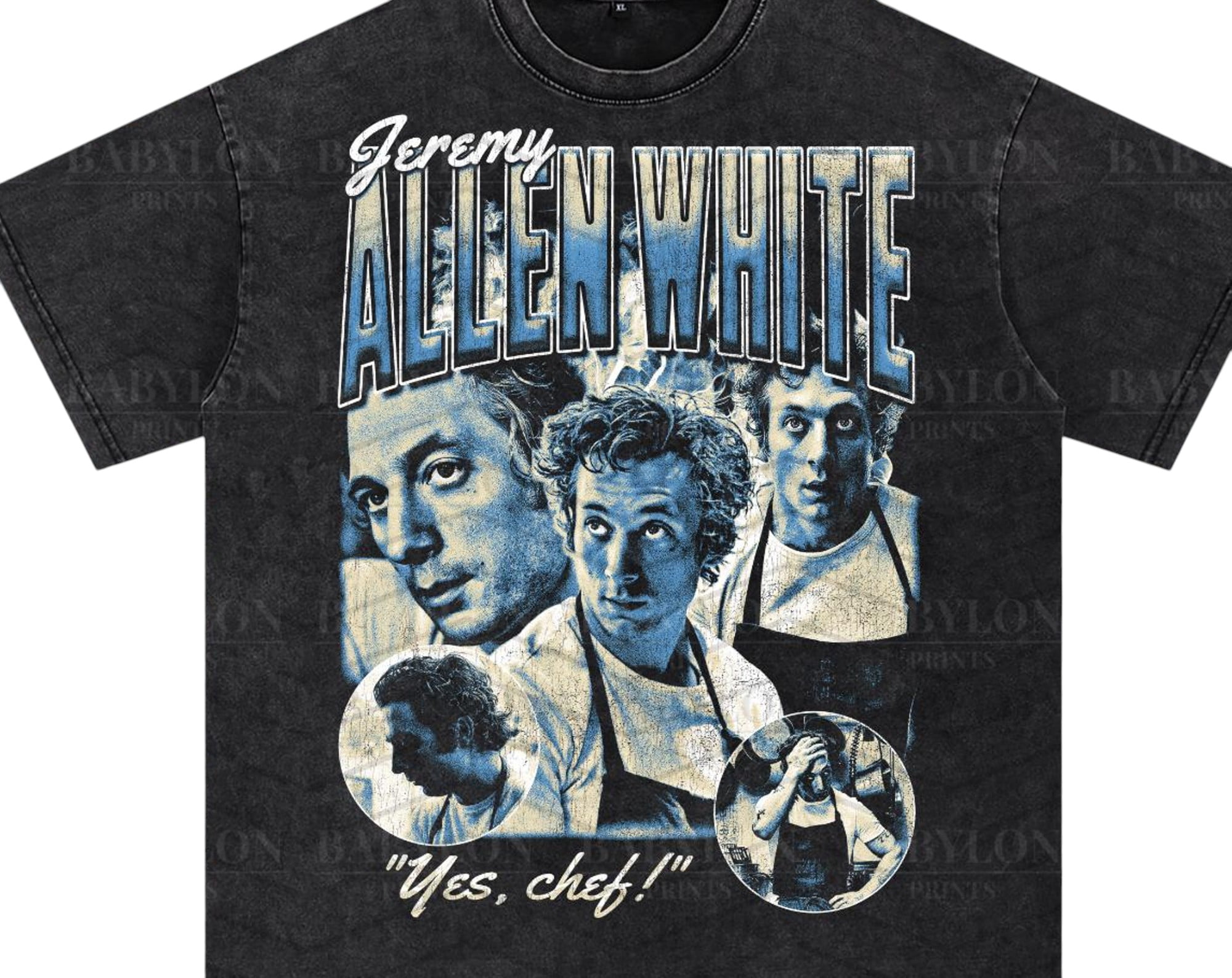 Oversized Jeremy Allen White T Shirt Yes Chef Shirt Vintage Jeremy ...