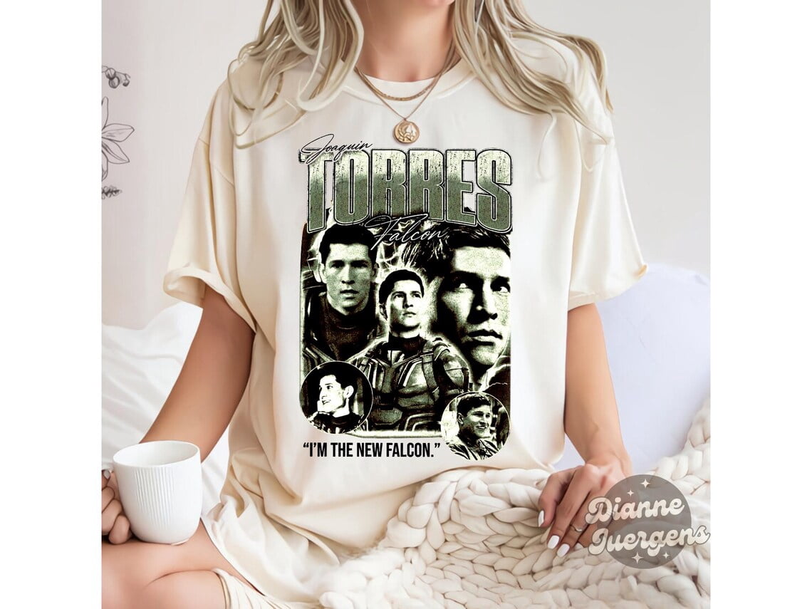 Oversized Joaquin Torres Falcon Marvel T Shirt Captain America Brave ...