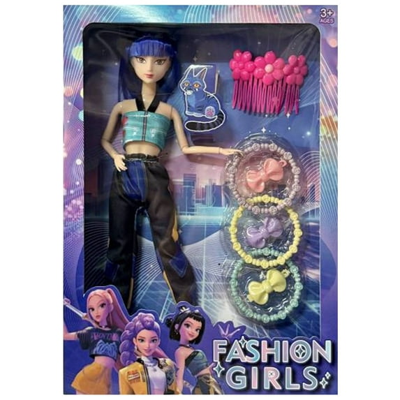 Oversized K+POP Action Figures Gift Box 11.5'' - Super-Cool K+POP Squad ...