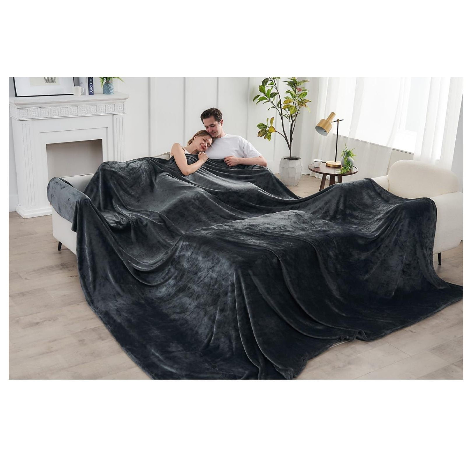 Oversized King Fleece Blanket 120x120 Inches, A Whole Giant Huge ...