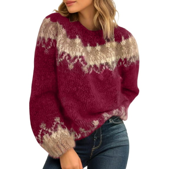 Oversized Knit Sweater - Cozy Long Sleeve Top,Minimalist Warmth for ...