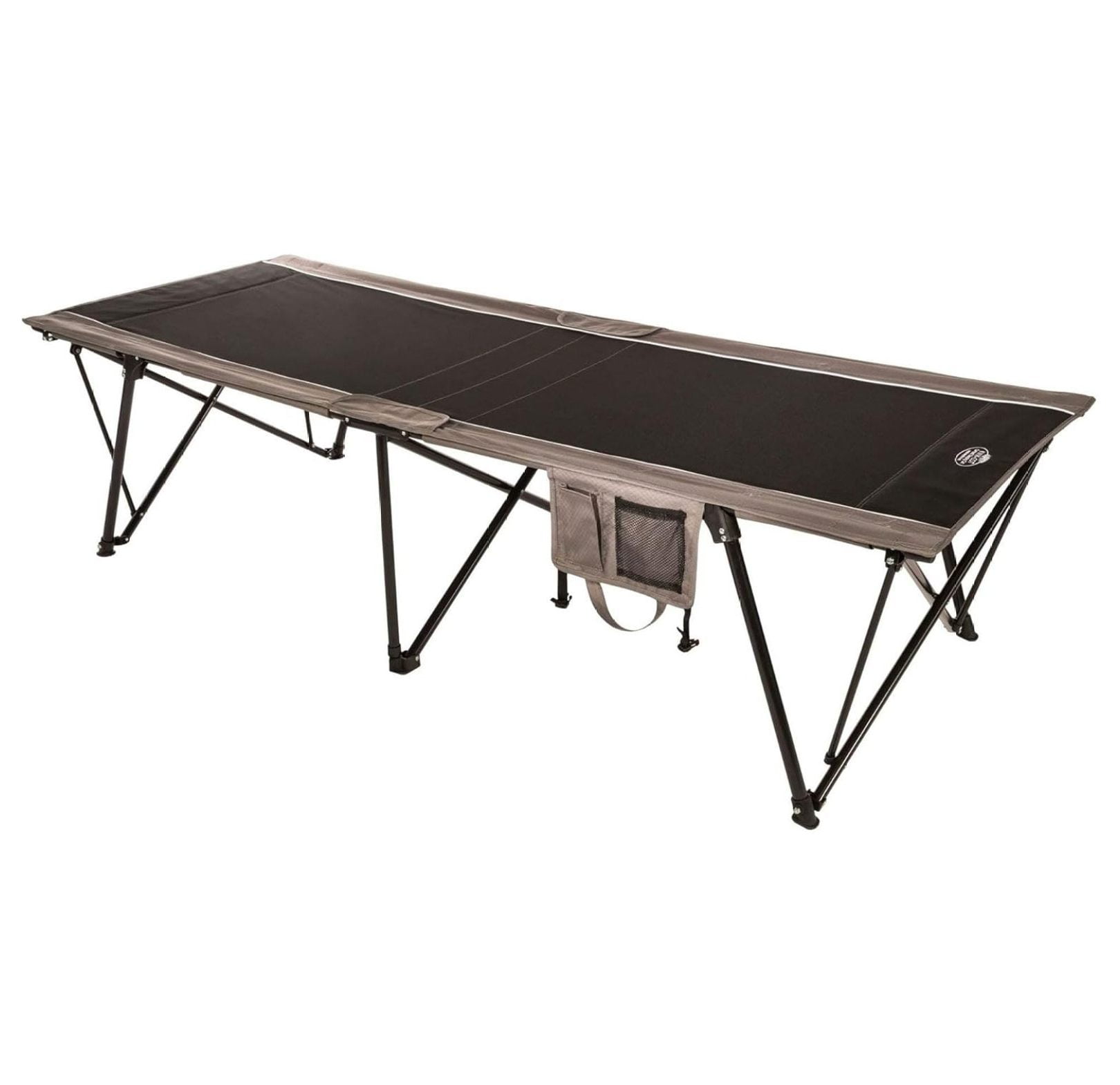 Oversized Kwik Cot Quick Setup 1 Person Sleeping Bed with Side Storage ...