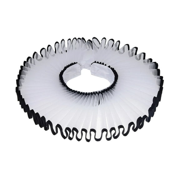 Oversized Lace Neckpiece Historical Ruff Collar Breathable Meshes ...