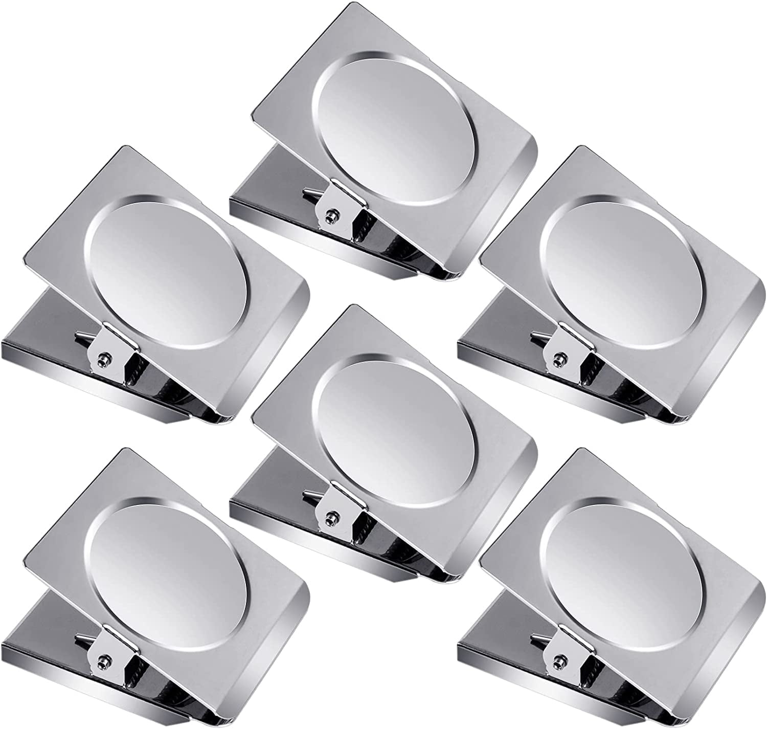 Oversized Magnetic Clip 6-piece Heavy-duty Stainless Steel Metal Clip ...