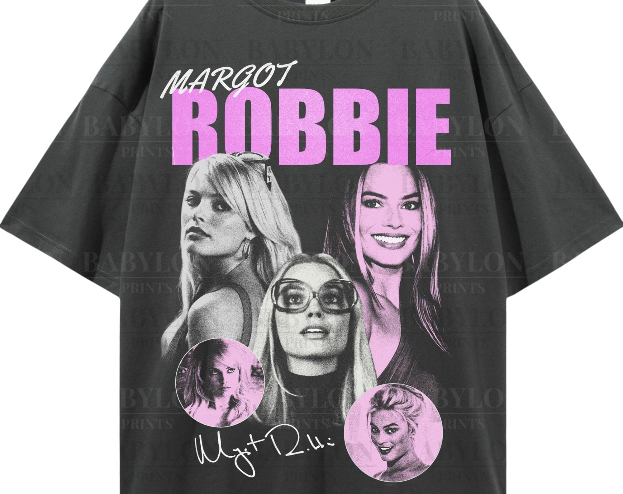 Oversized Margot Robbie Vintage T Shirt - Margot Robbie T Shirt, Margot ...