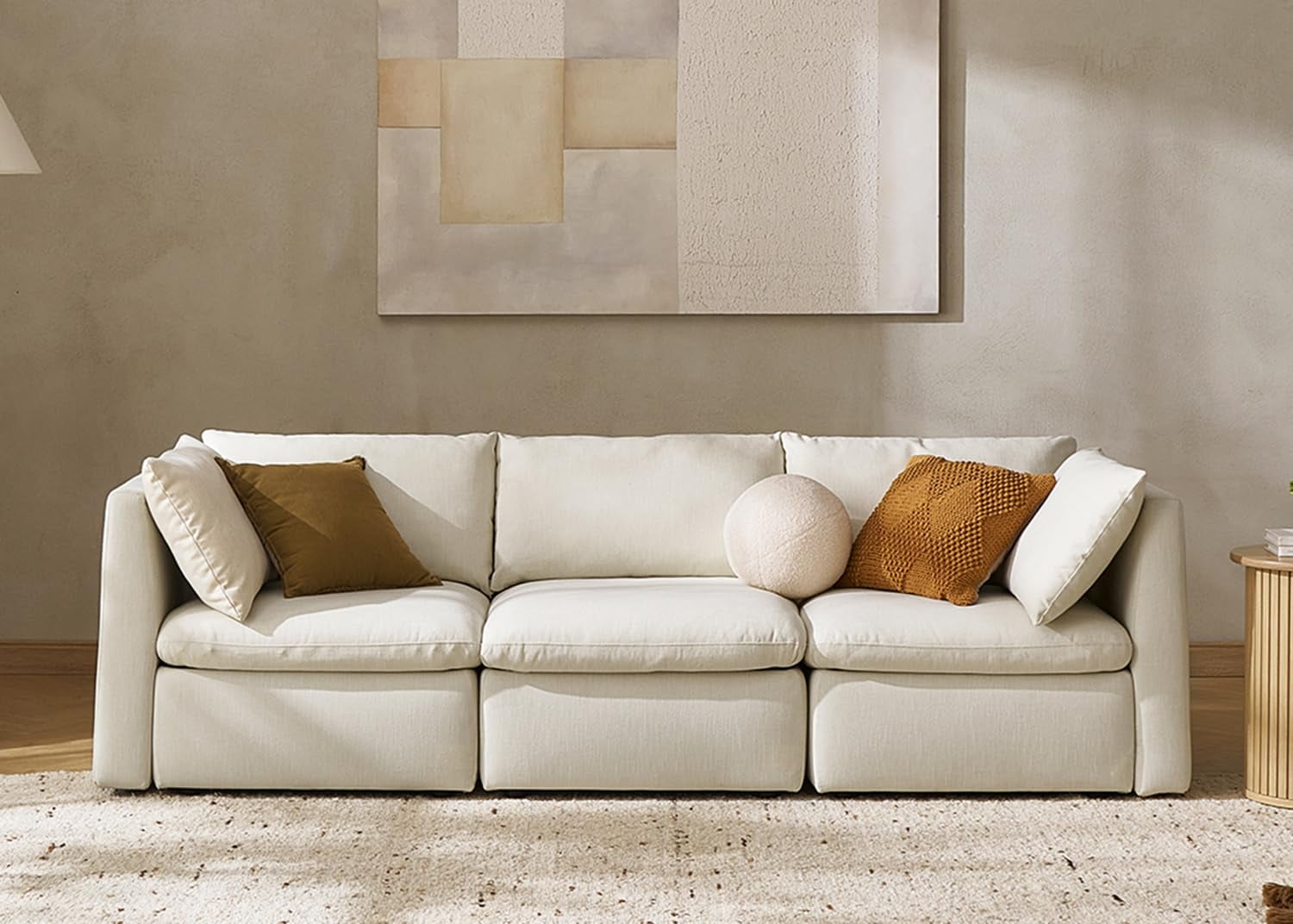 Oversized Modular Sectional Sofa with Fully Removable Covers and ...