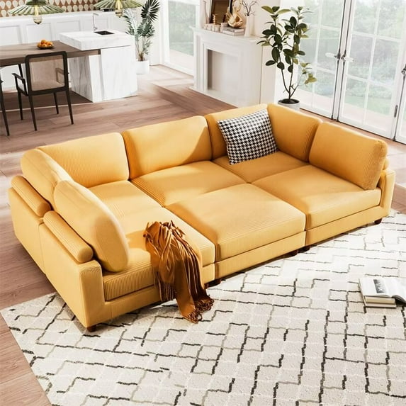 Oversized Modular Sectional Sofa Set,163'' Extra Large L-Shaped Corner ...