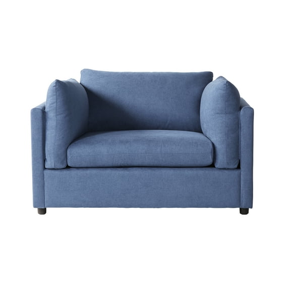 Oversized Navy Chair - Extra Deep Seating For Comfort Living Room ...