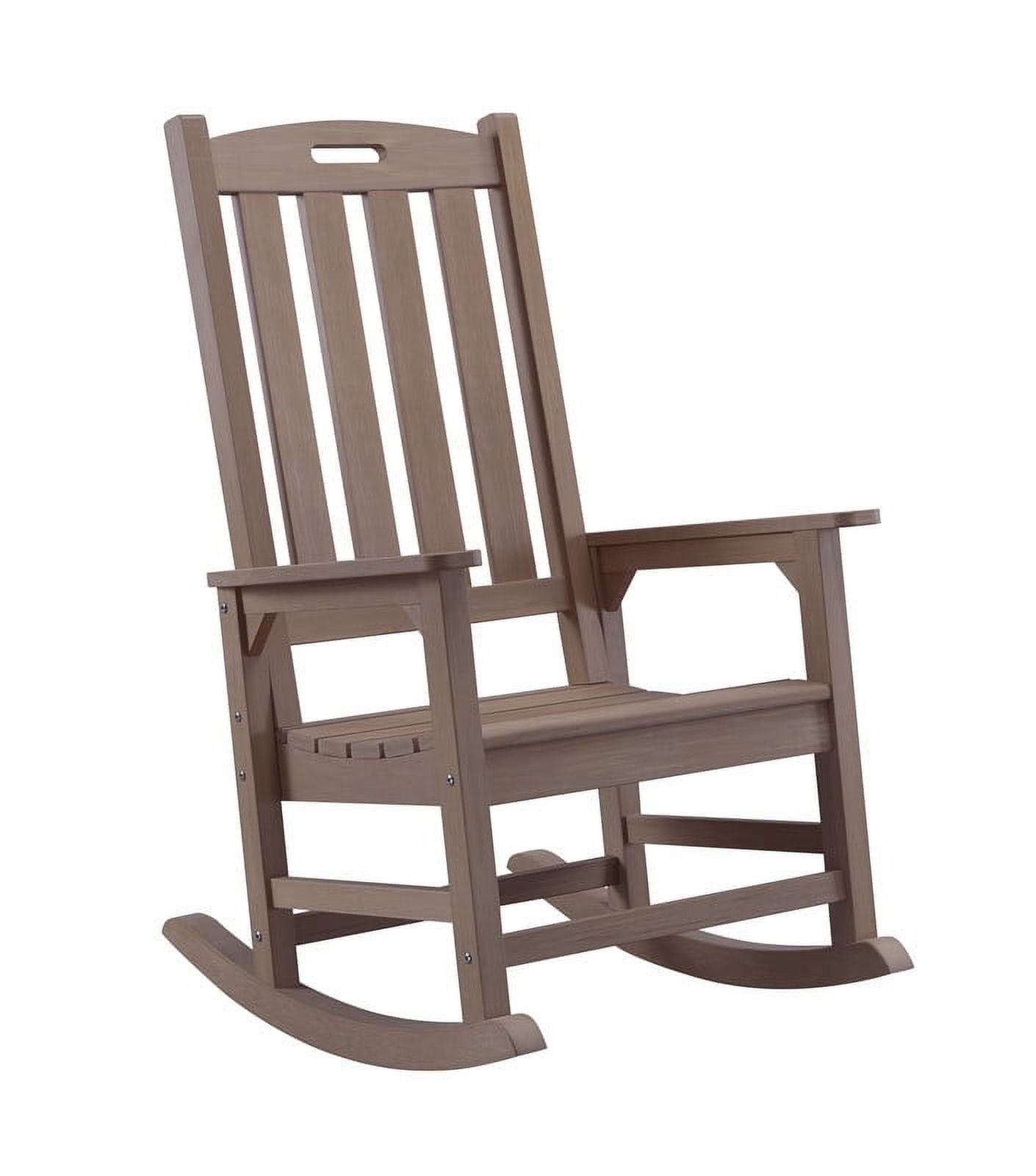Oversized Outdoor Rocking Chair, with 21" Wide Seat and 32" Tall ...