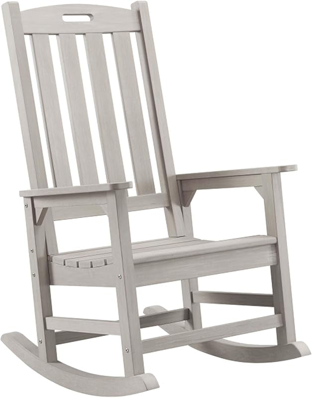 Oversized Outdoor Rocking Chair, with 21" Wide Seat and 32" Tall ...