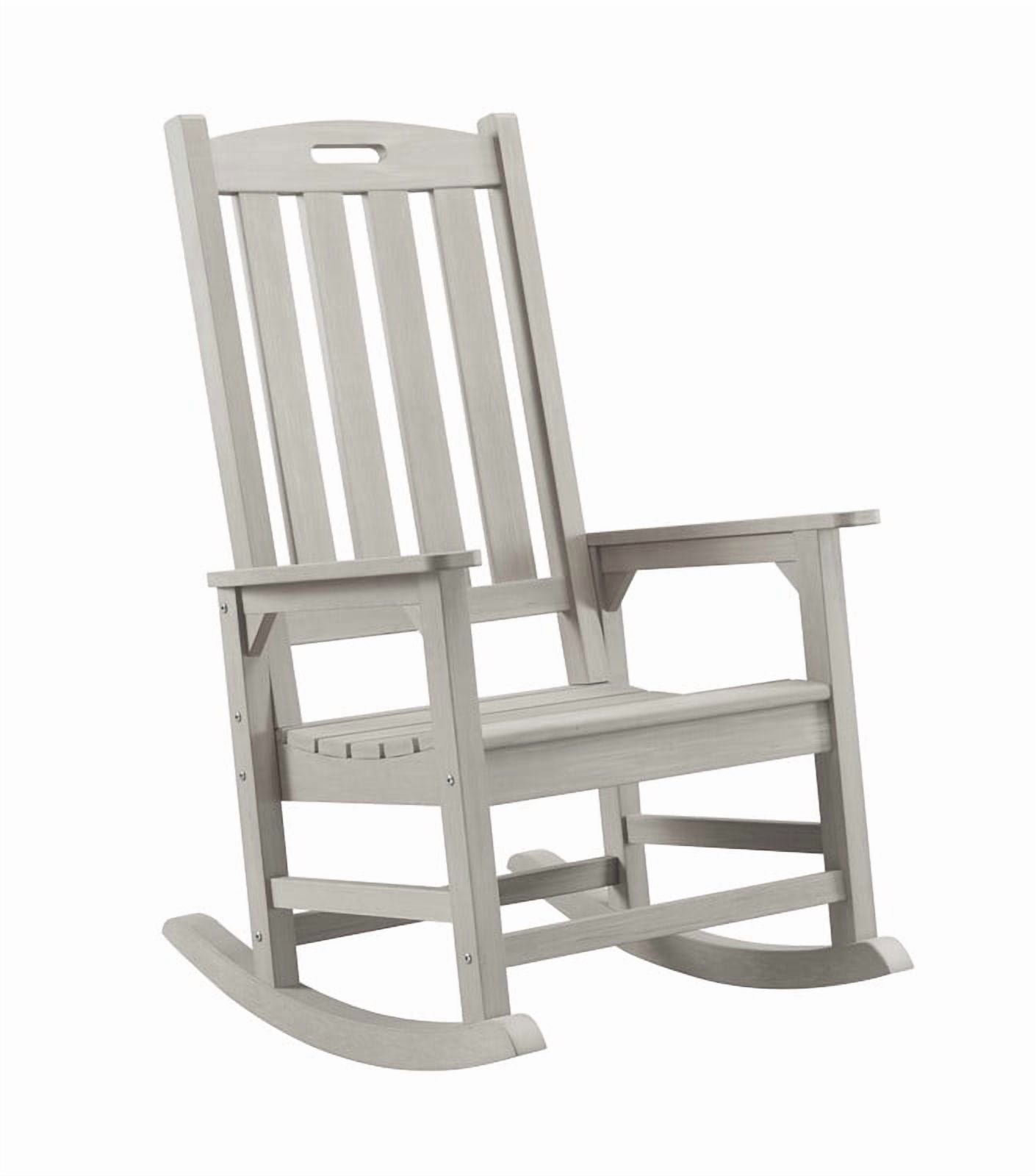 Oversized Outdoor Rocking Chair, with 21" Wide Seat and 32" Tall ...
