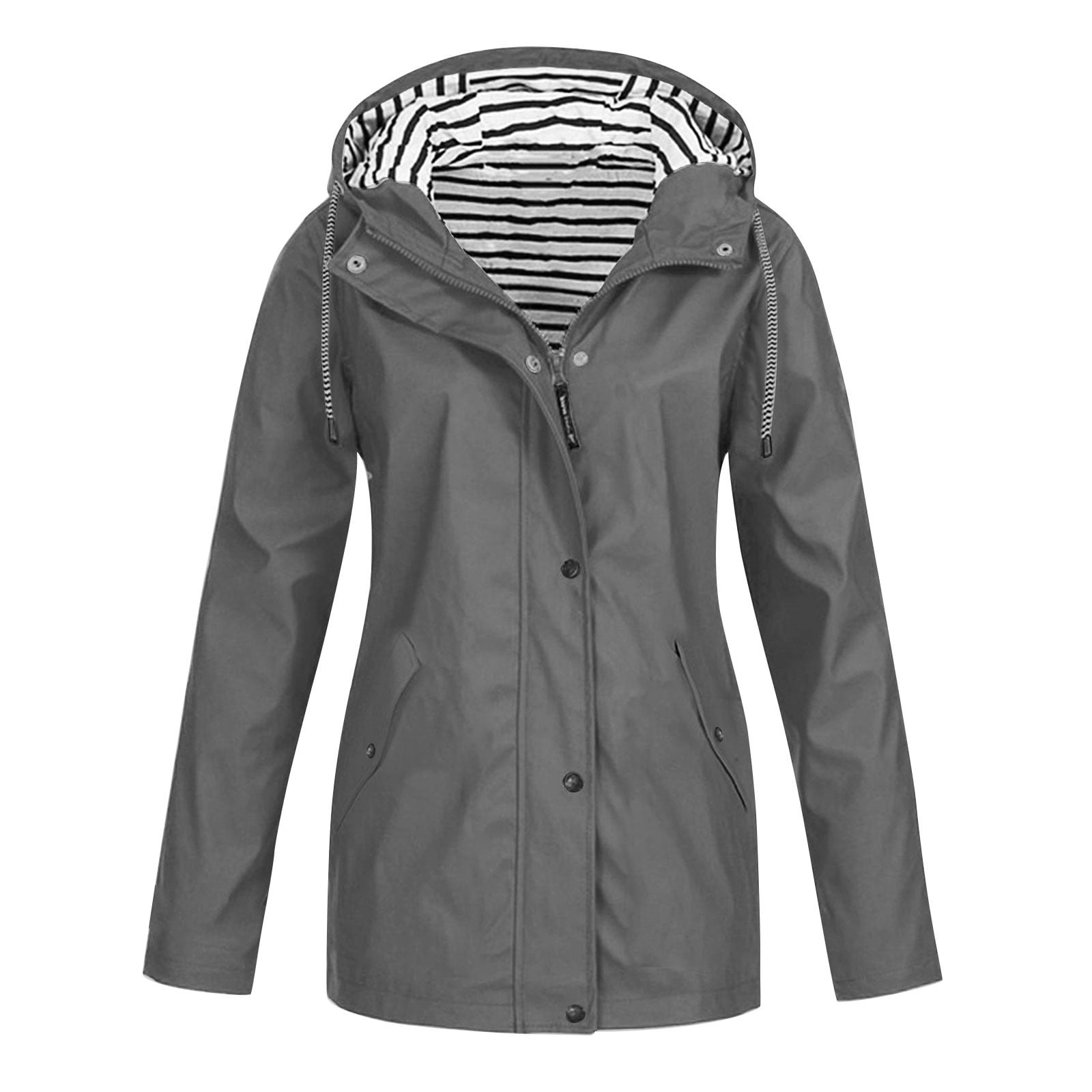 Oversized Outerwear Jackets New Womens Rain Coat Waterproof Active ...