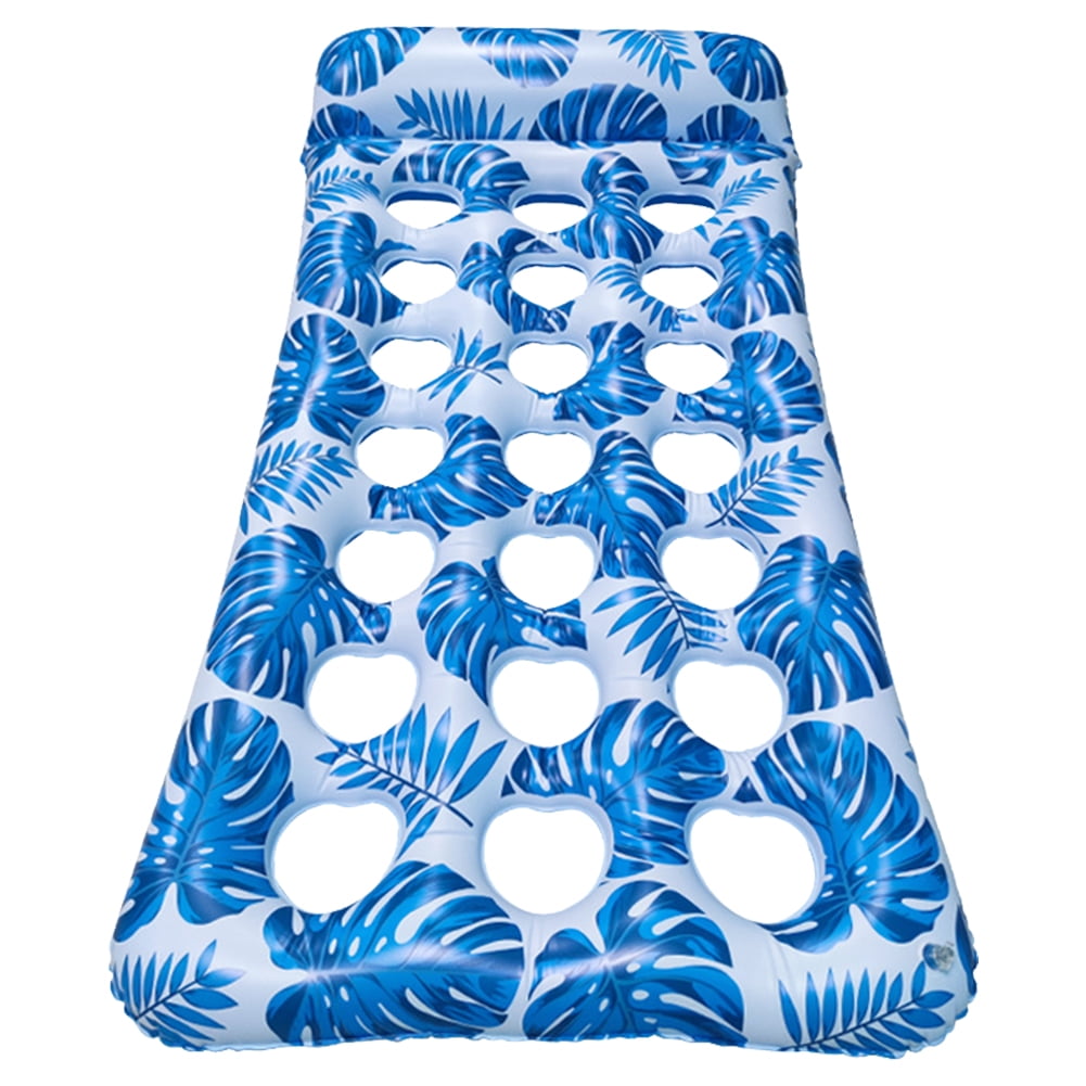 Oversized Pool Float Lounge, 71" X 32" Extra Large Inflatable Pool ...
