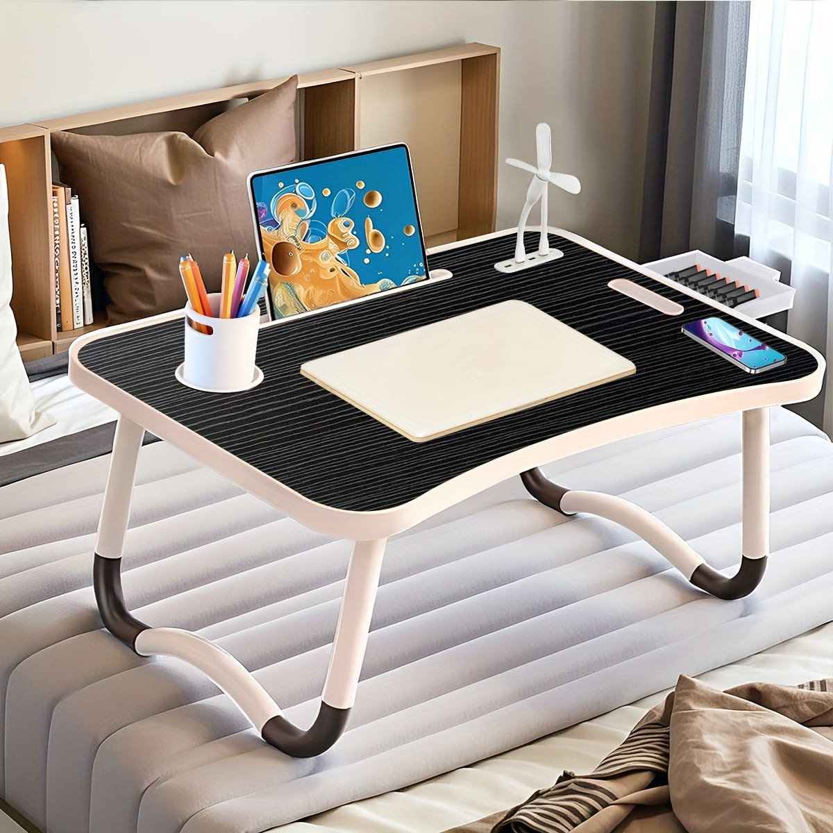 Oversized Portable Laptop Bed Table Folding Table, Computer Table ...