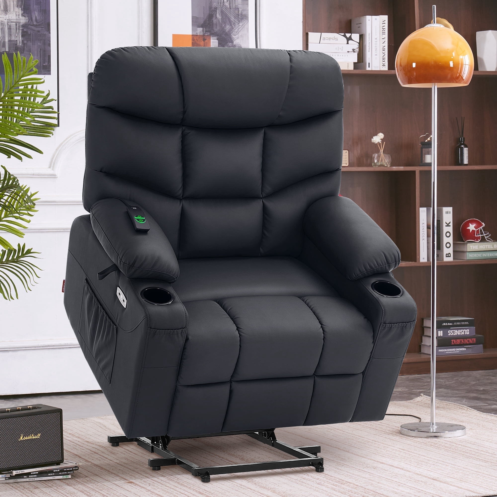 MCombo 27.2'' Extra-Wide Seat Oversized Power Lift Recliner Chair for ...