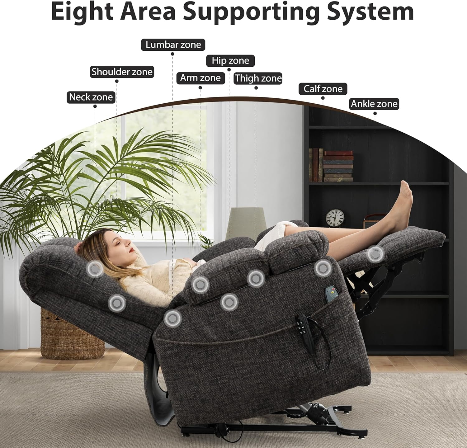 Oversized Power Lift Recliner Big Man 400lbs, Extra Wide Recliner Chair ...