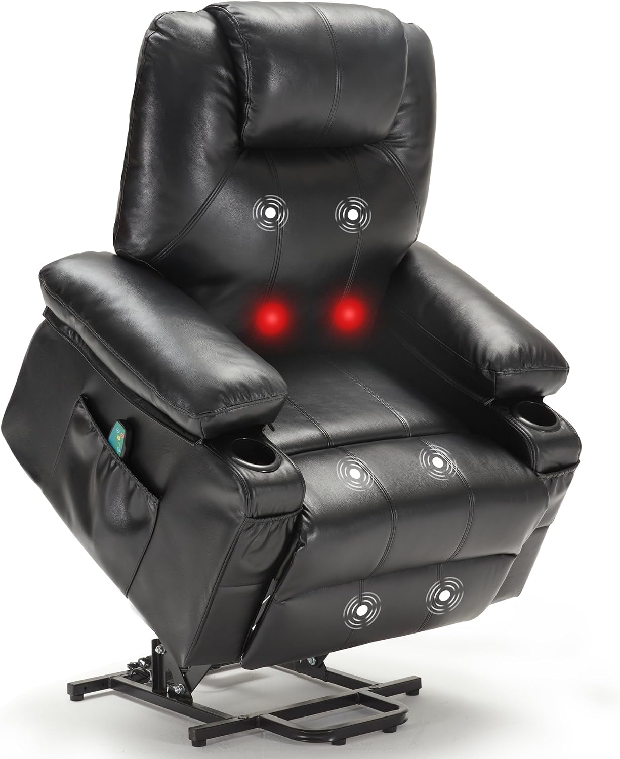 Oversized Power Lift Recliner Chair with Heat and Massage Big Large ...