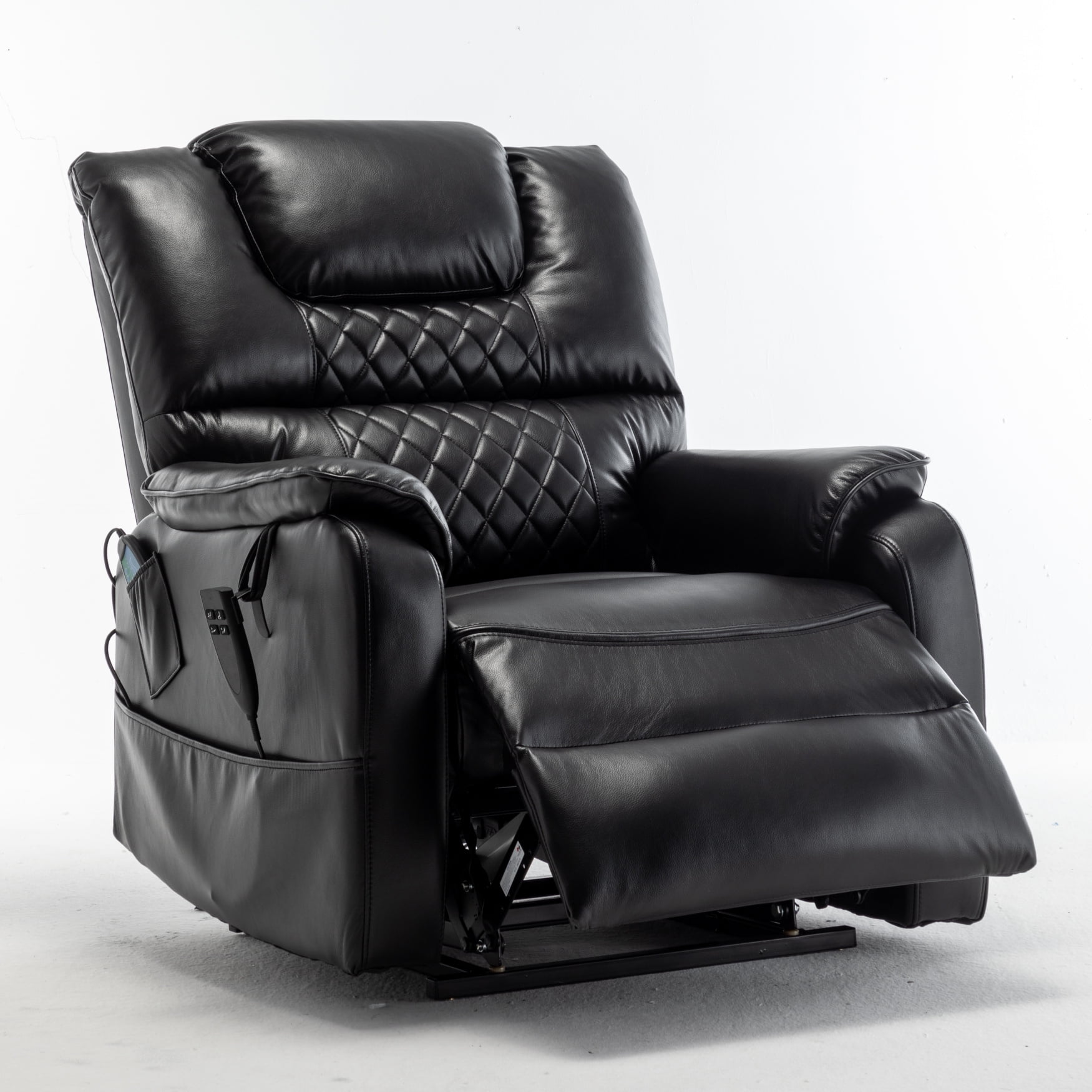 Oversized Power Lift Recliner Chair with Side Pocket for Elderly Adults ...