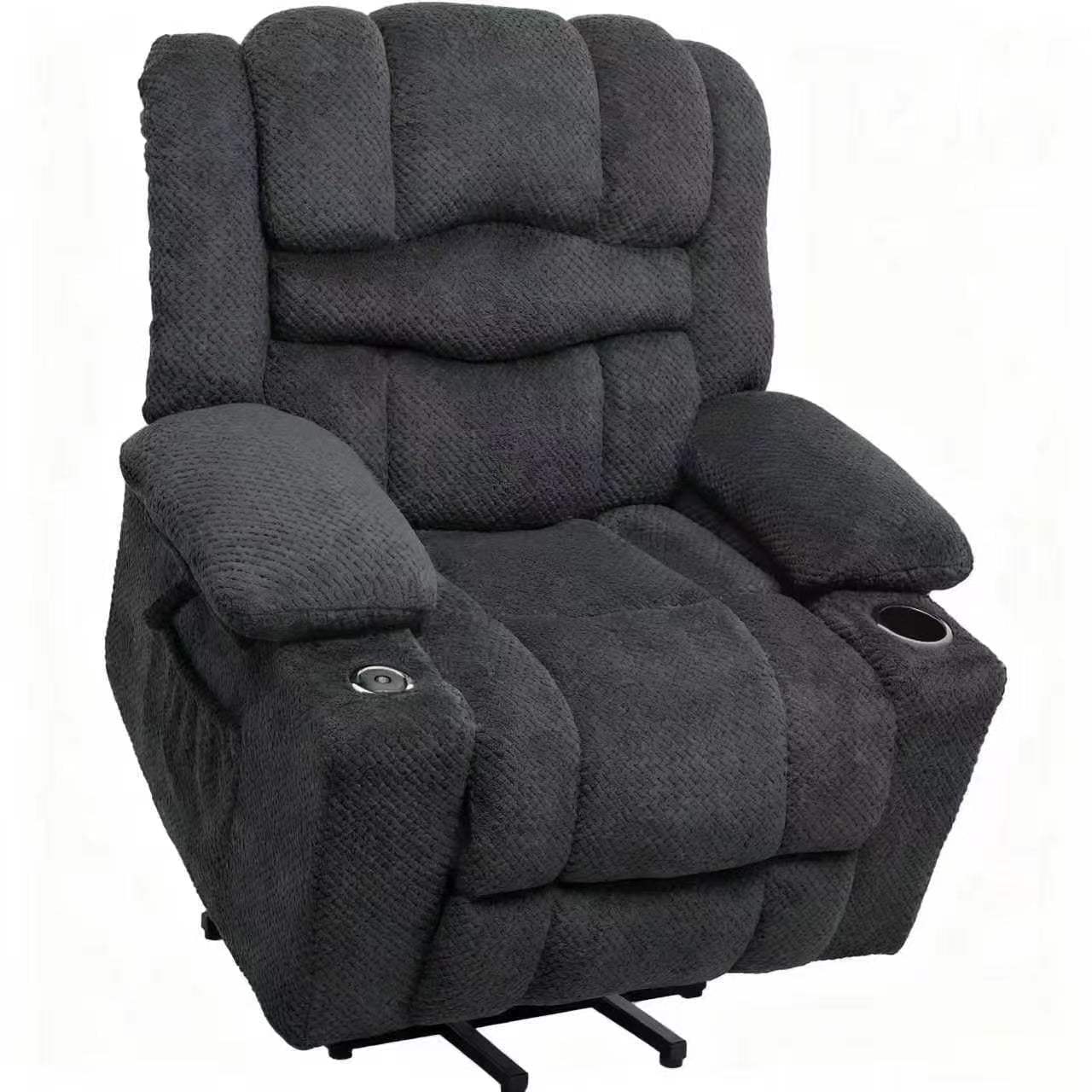 Oversized Power Lift Recliner Chair with Massage and Heat for Elderly ...