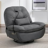 Oversized Power Recliner Chair Sofa with Adjustable Backrest Footrest ...