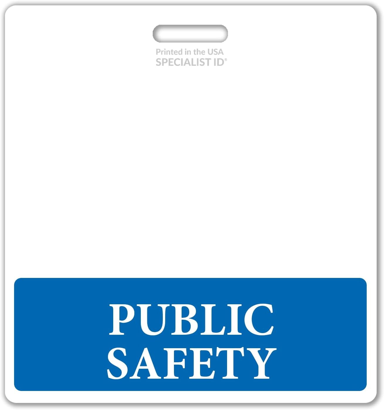Oversized Public Safety Badge Buddy Horizontal - XL Badge Buddies for ...